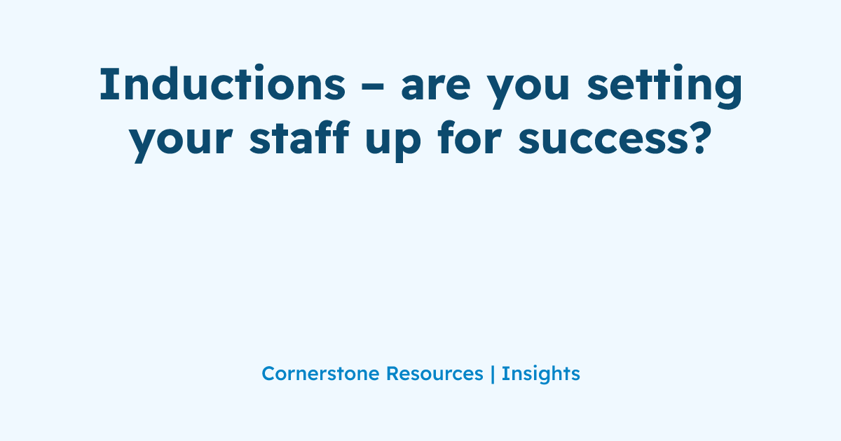 Focus on: Induction - why is it important?